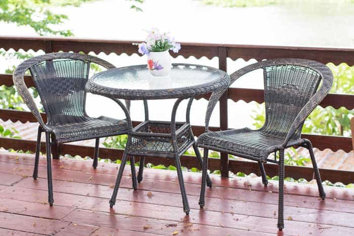 Rattan Balkontisch ☀ +++ 2025 - rattan-paradies.de